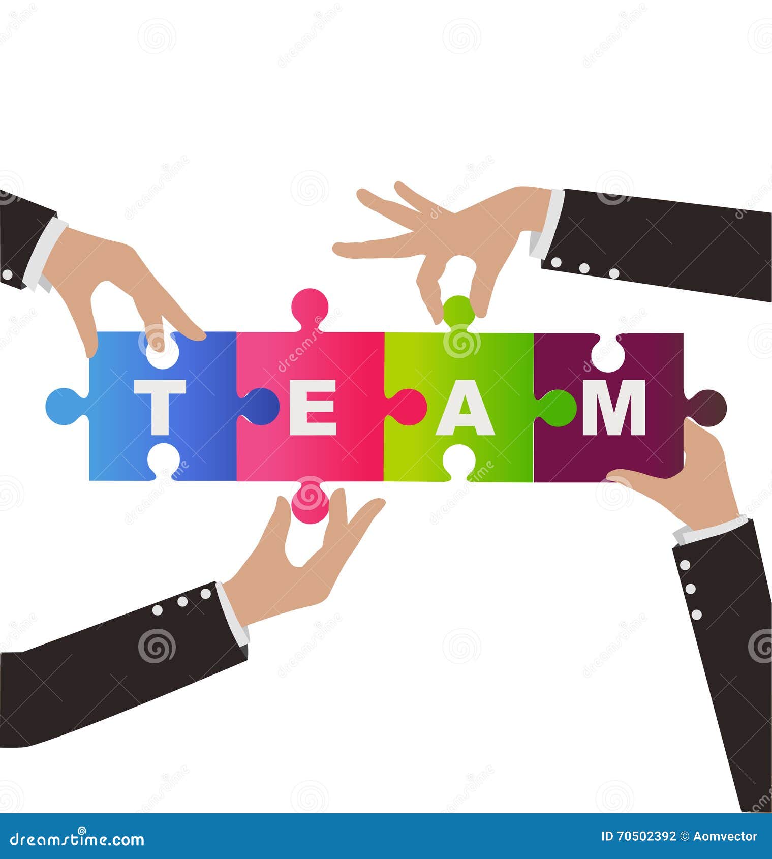 Business Assembly Line Icons Collection. Collaboration, Synergy ...