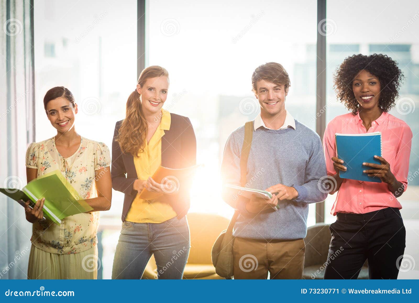 Business People Holding Files Stock Image - Image of file, profession ...