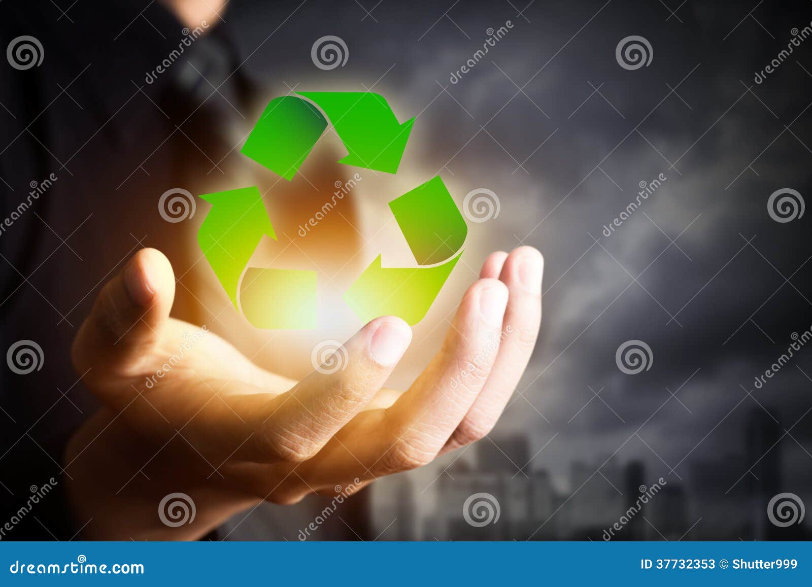 Business People Holding Recycle Sign Stock Image - Image of life, earth ...