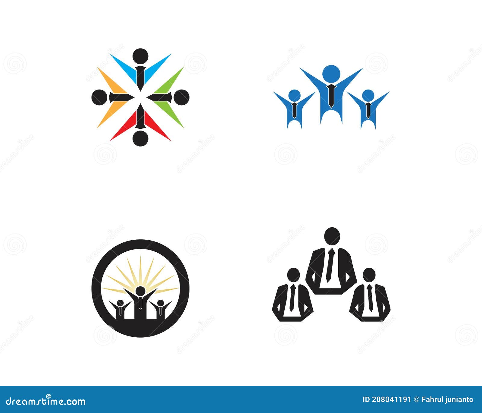 Business People Icon Logo Vector Illustration Stock Vector ...