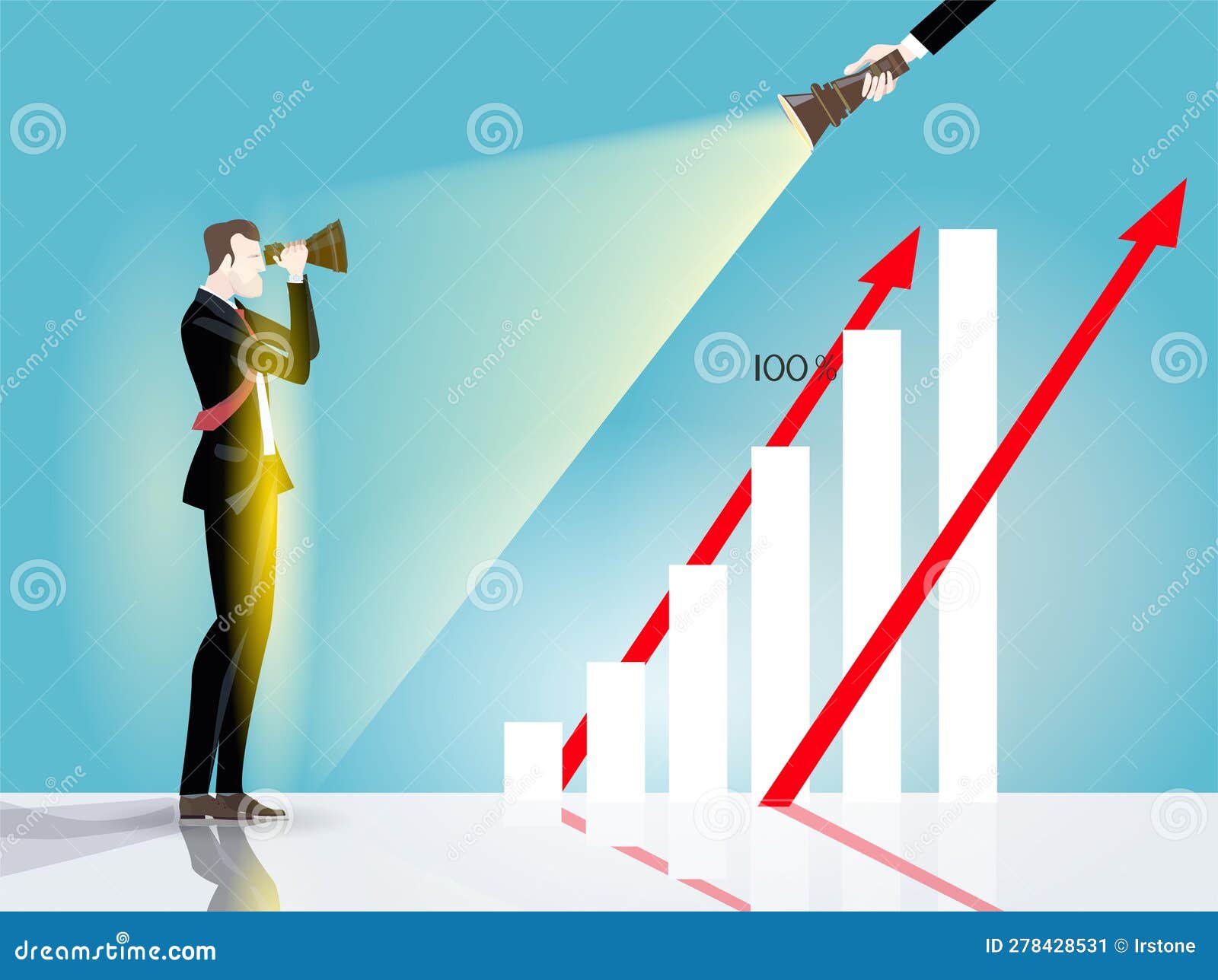 Team of Business People Looking for the Way To Go and Develop New ...