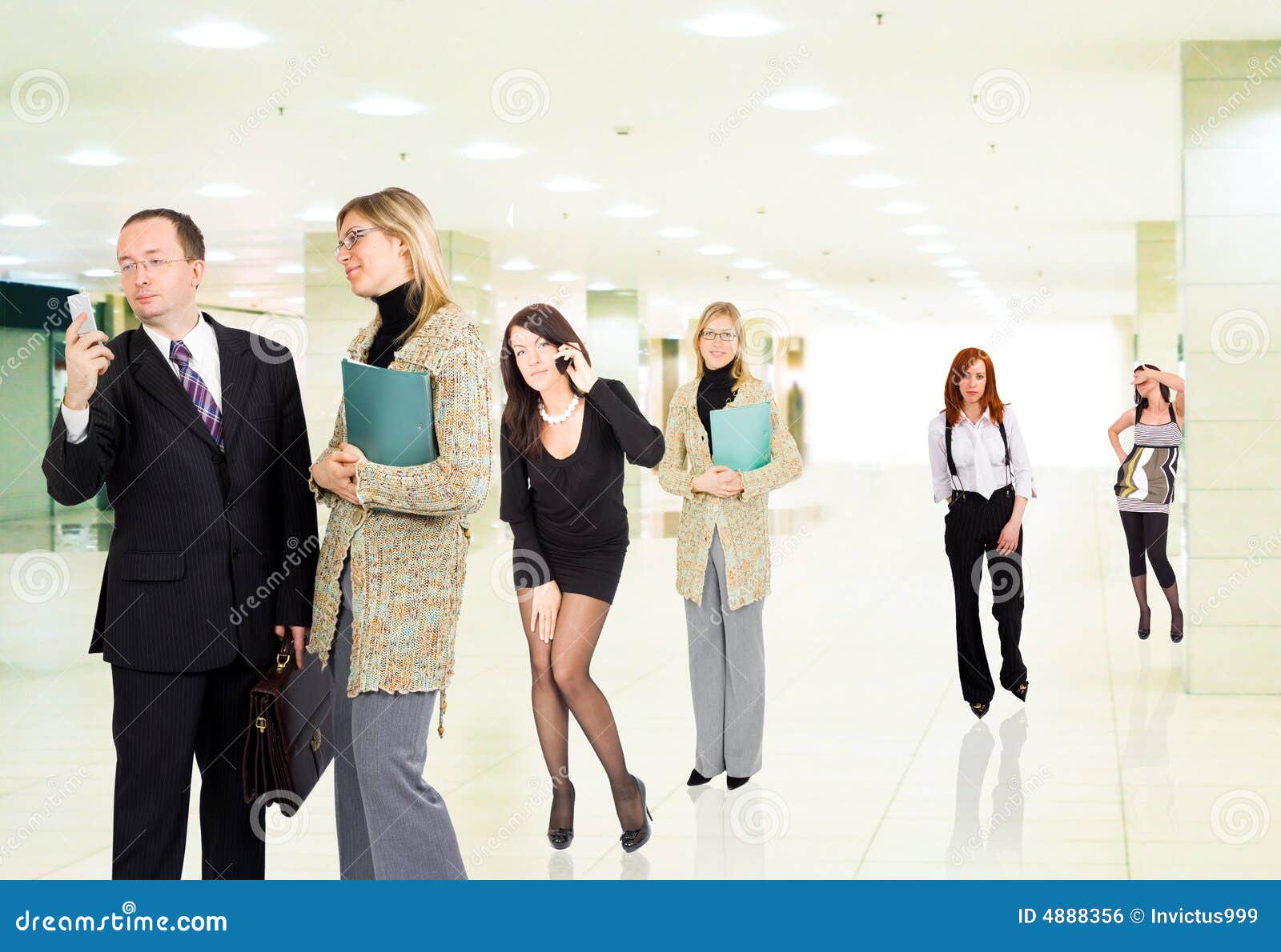 Business people indoors stock photo. Image of office, looking - 4888356