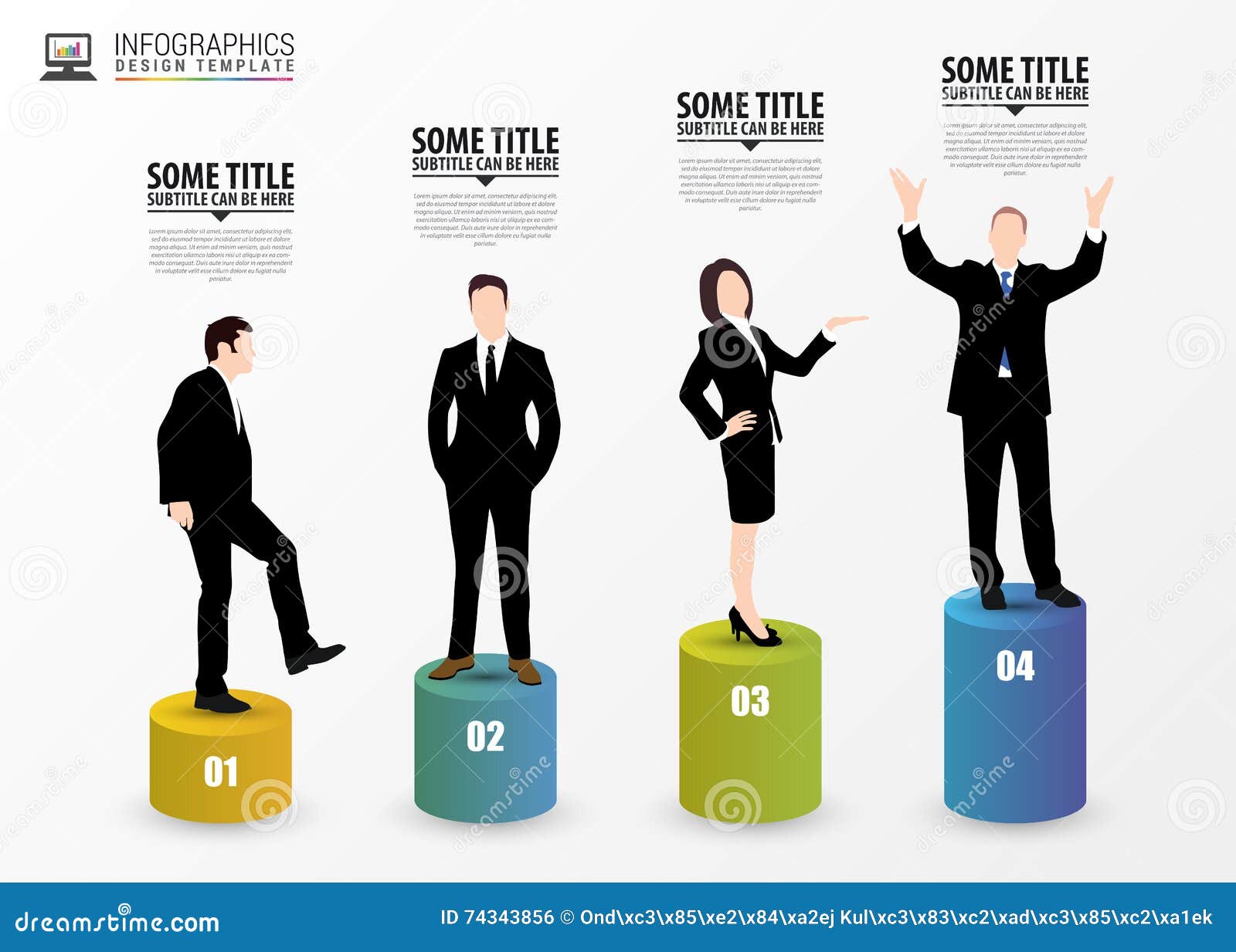 Business People. Infographic Design Template Stock Vector ...