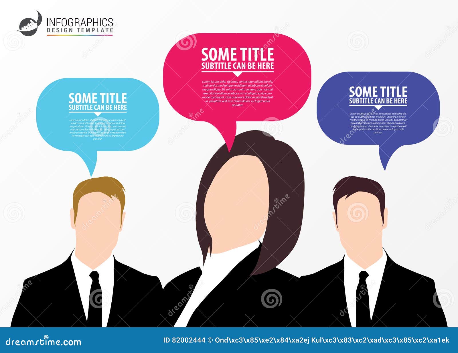 Business People. Infographic Design Template Stock Vector ...