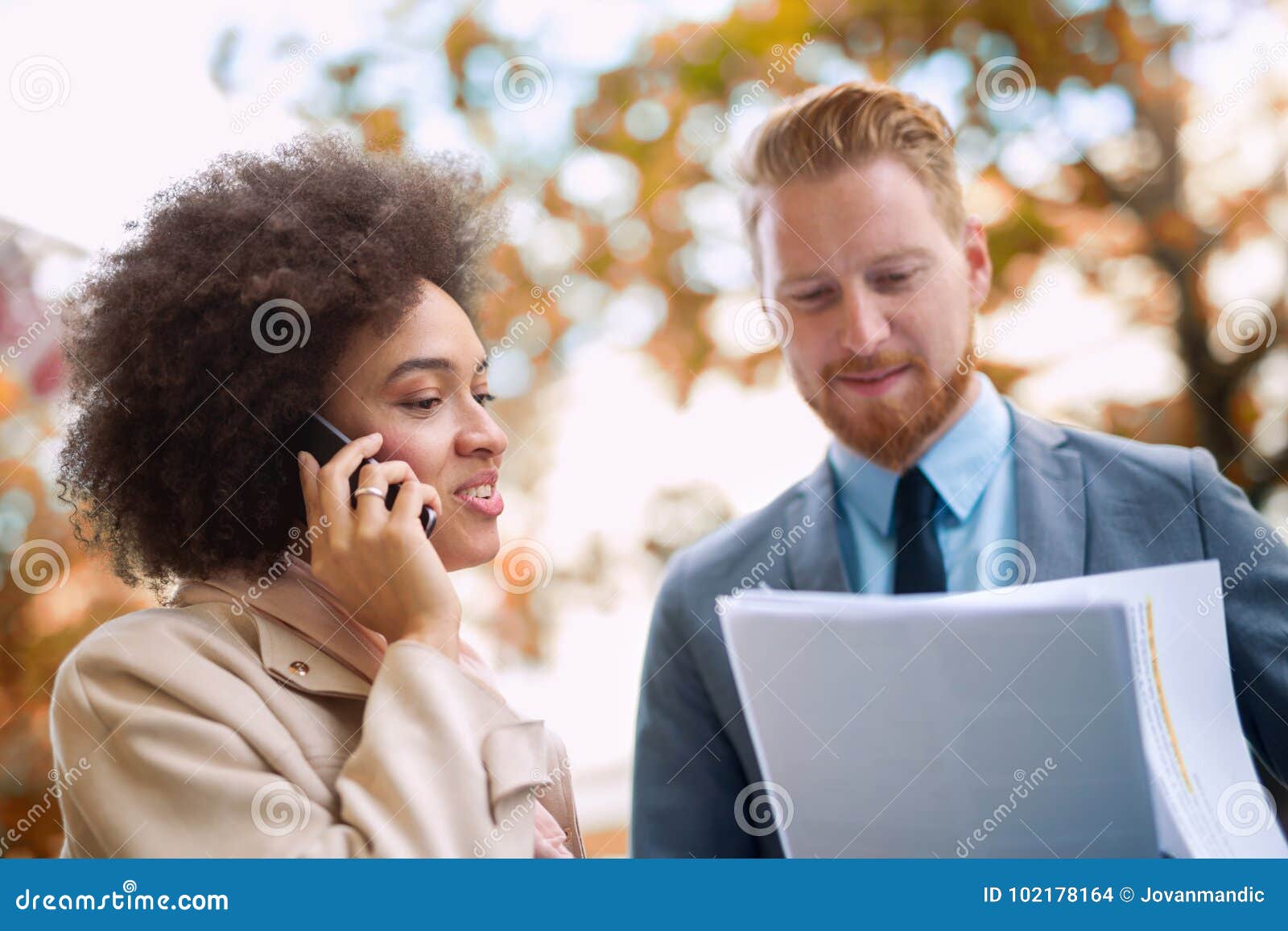 Business People in an Informal Conversation Stock Photo - Image of ...