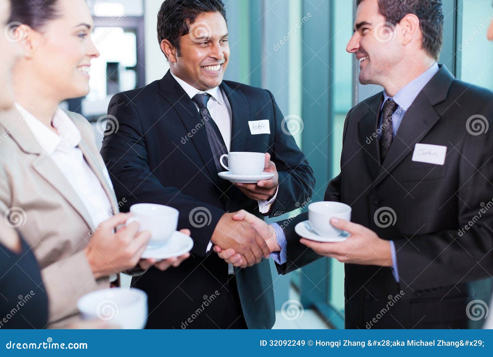Business People Interacting Stock Image - Image of conference, happy ...