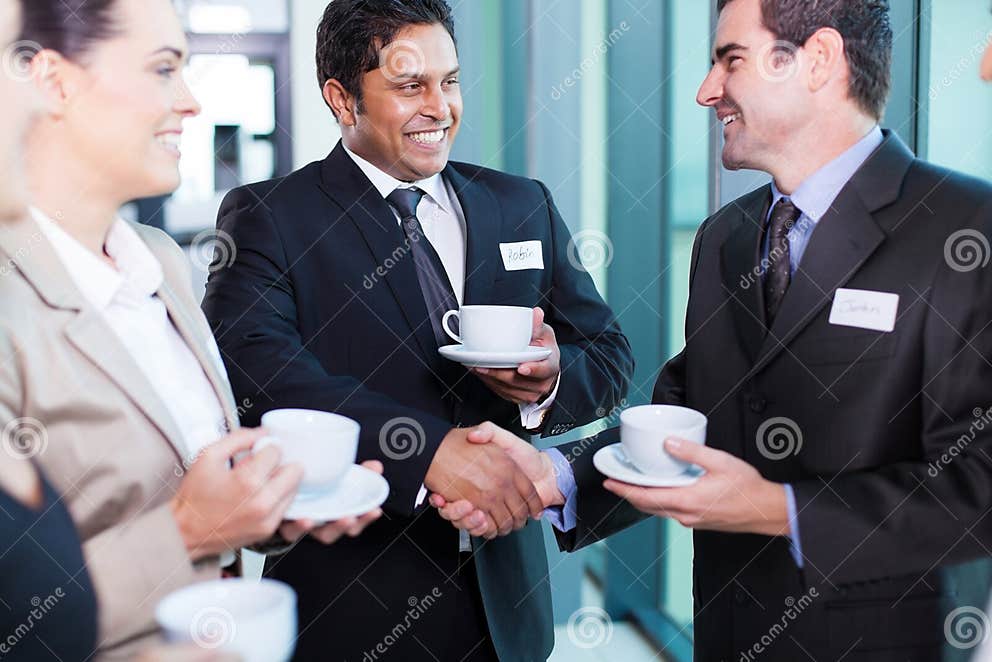 Business People Interacting Stock Image - Image of conference, happy ...