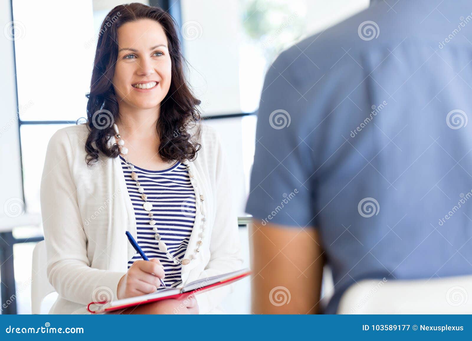 Business People at Interview in Office Stock Image - Image of applicant ...