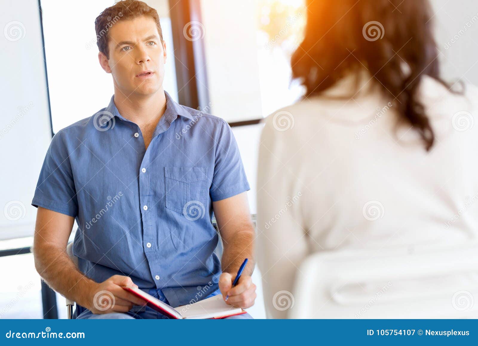 Business People at Interview in Office Stock Image - Image of applicant ...
