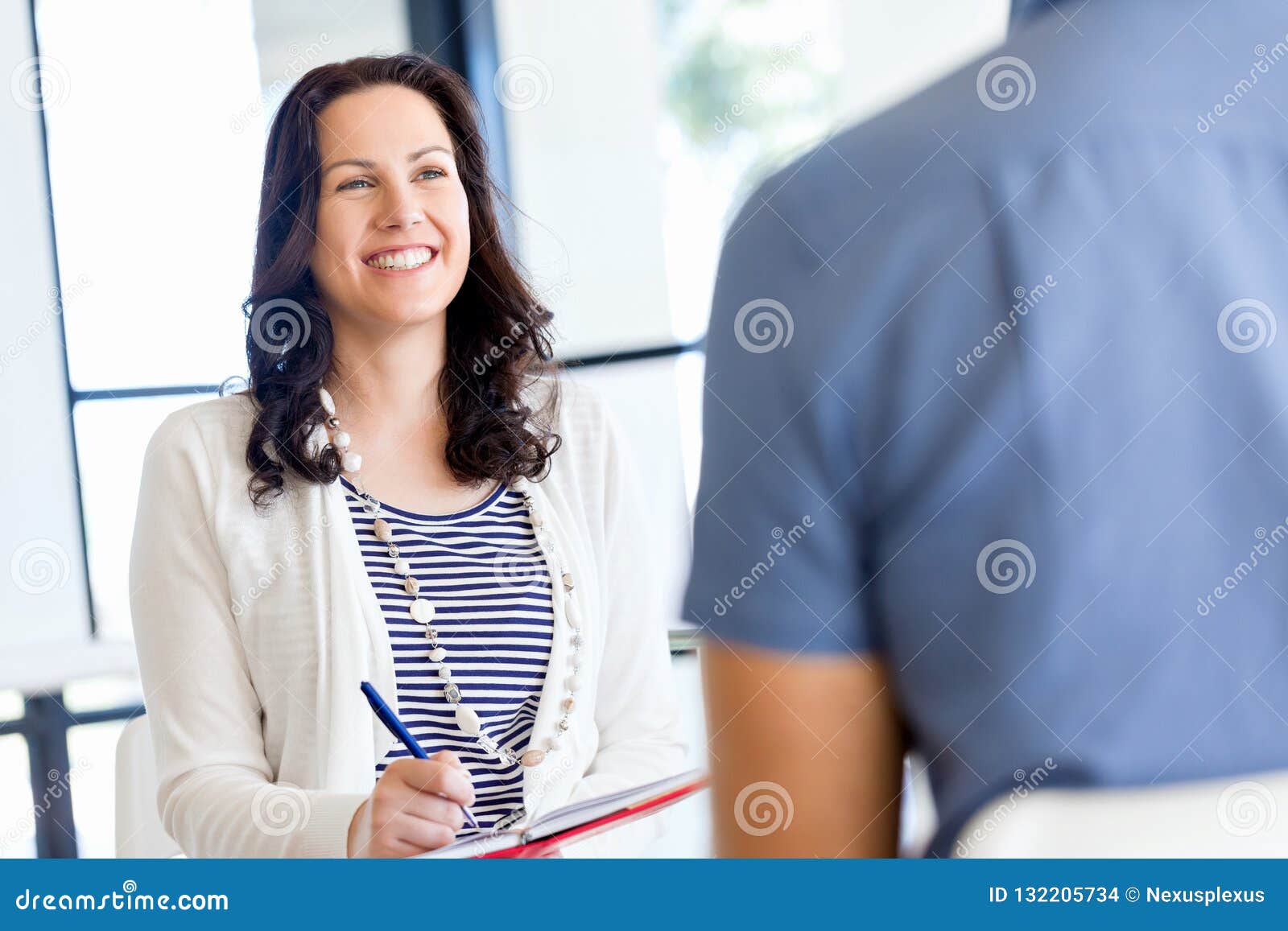 Business People at Interview in Office Stock Photo - Image of caucasian ...