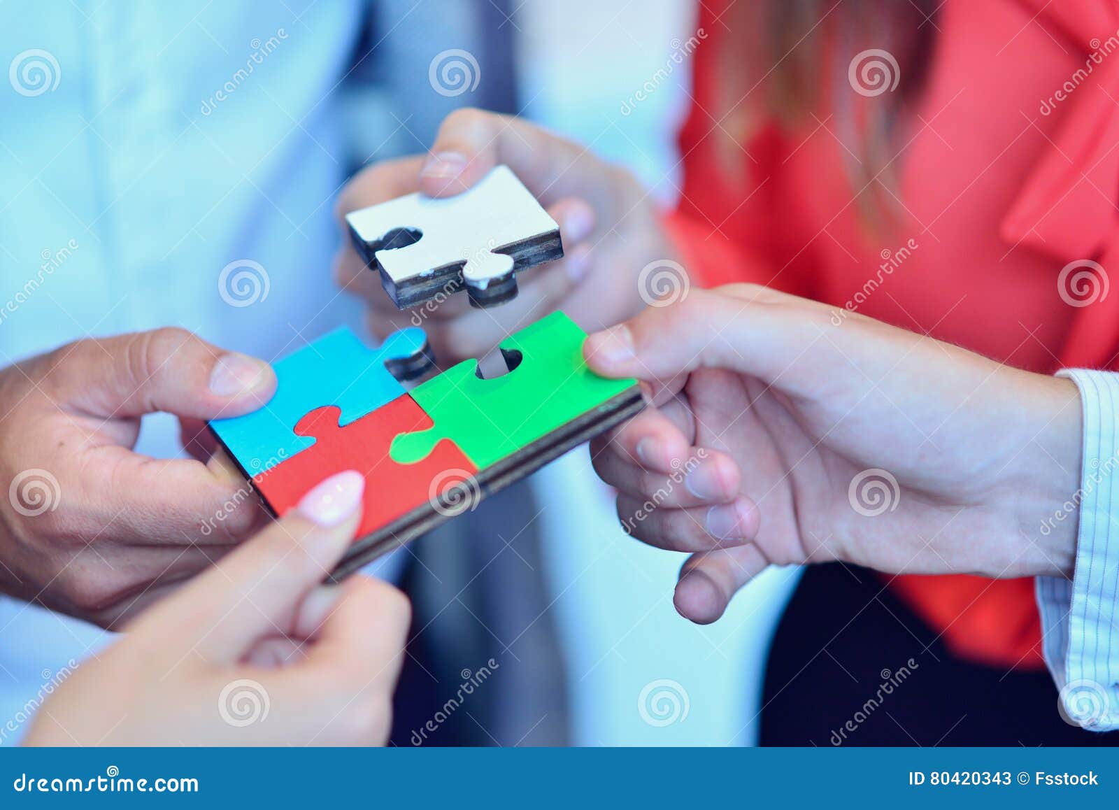 Business People Jigsaw Puzzle Collaboration Team Concept Stock Image ...