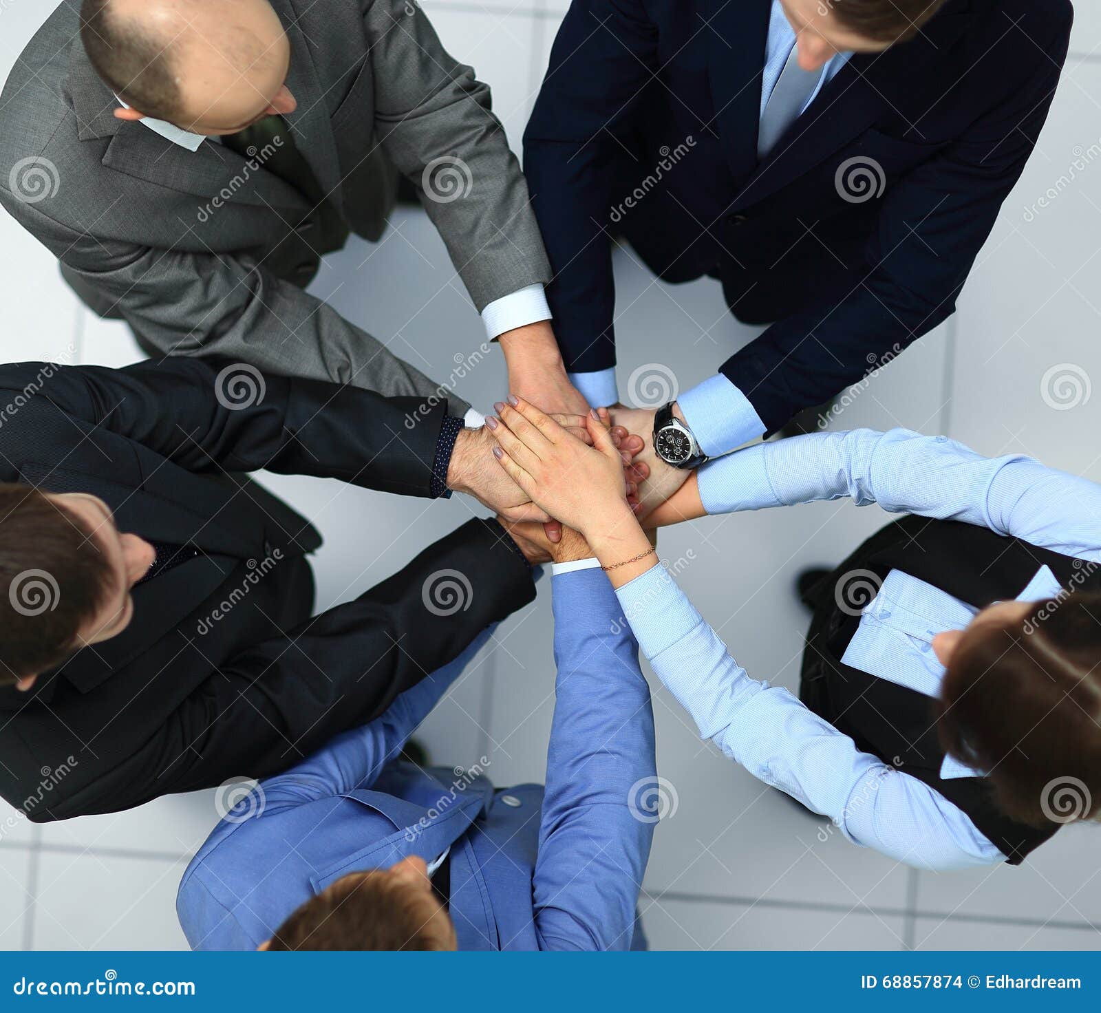 Business people joining stock photo. Image of businessperson - 68857874