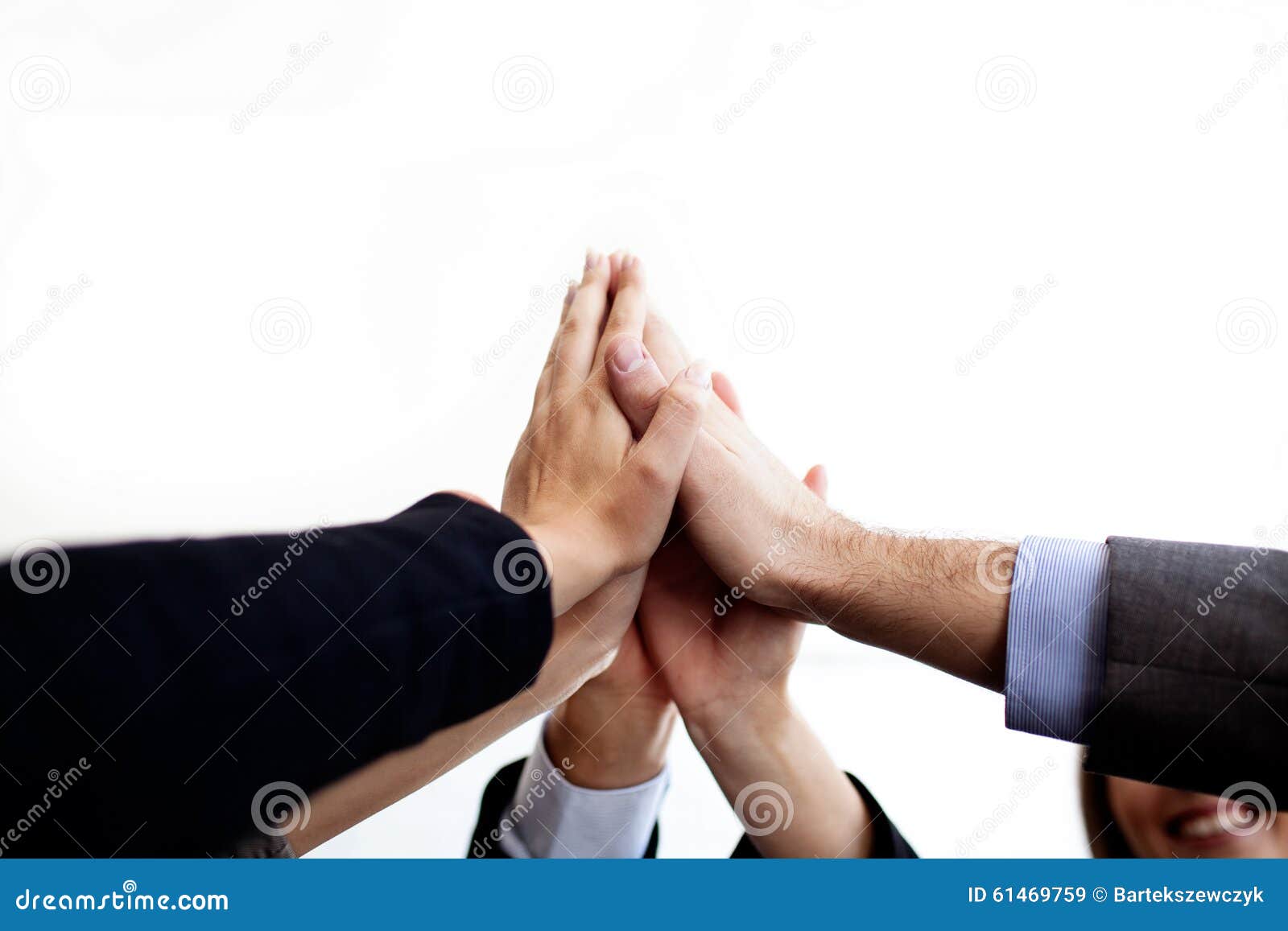 Business People Joining Hands Stock Image - Image of achievement ...