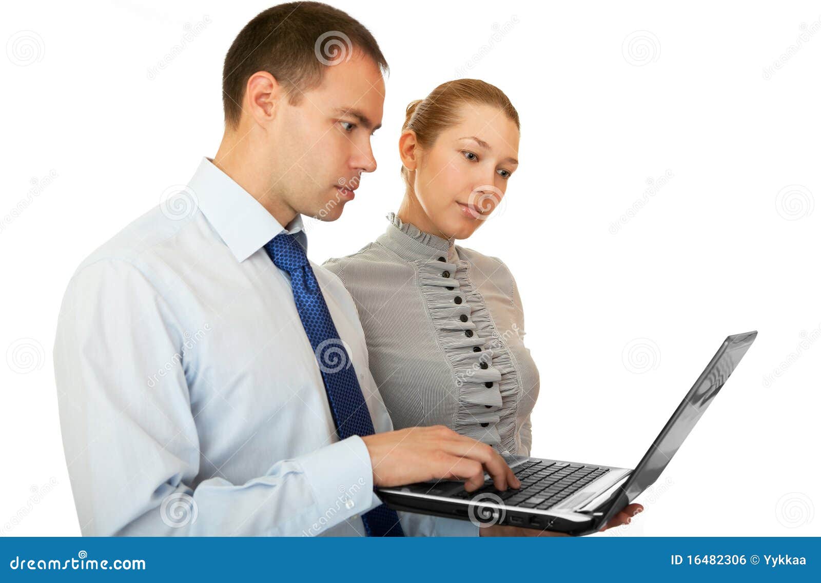 Business People with Laptop. Stock Photo - Image of keyboard, business ...