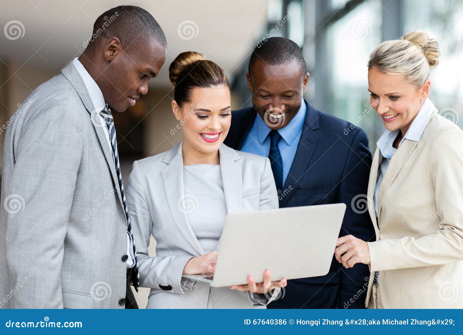 Business People Laptop Computer Stock Photo - Image of adult, computer ...