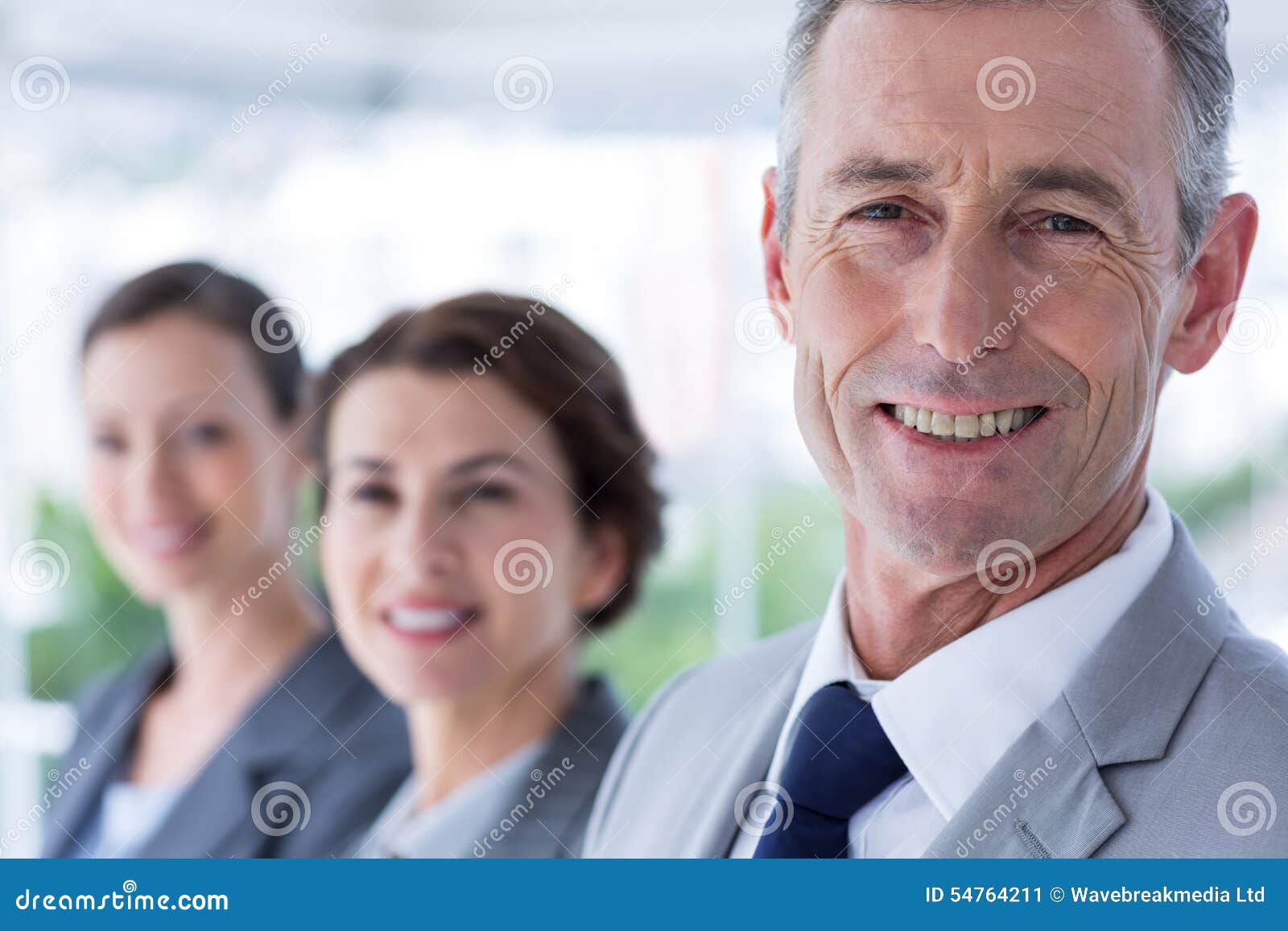 Business People Looking at Camera Stock Image - Image of happy, smiling ...