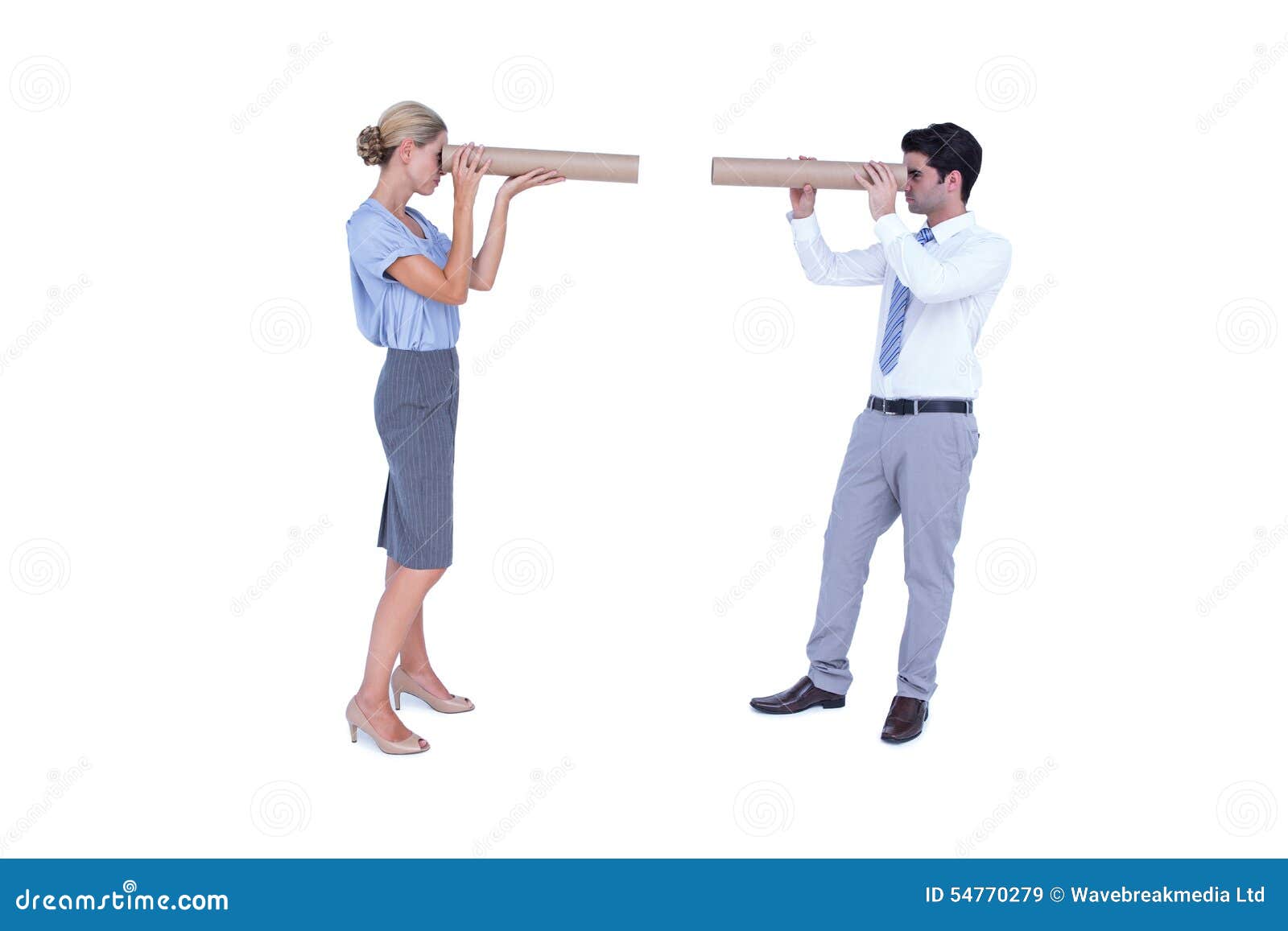 Business People Looking At Each Other Stock Image - Image: 54770279