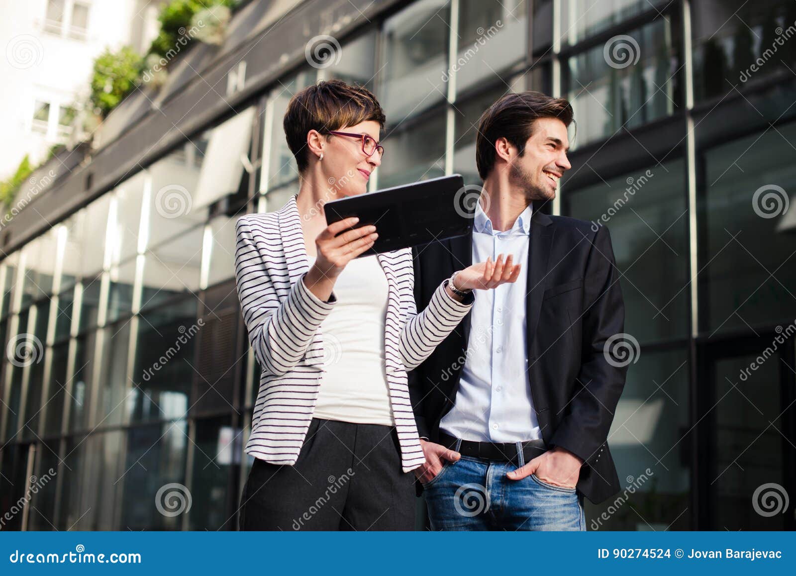 Business People Looking on Left Side Stock Photo - Image of ...