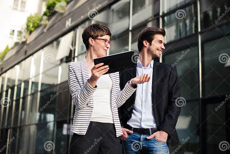 Business People Looking on Left Side Stock Photo - Image of ...