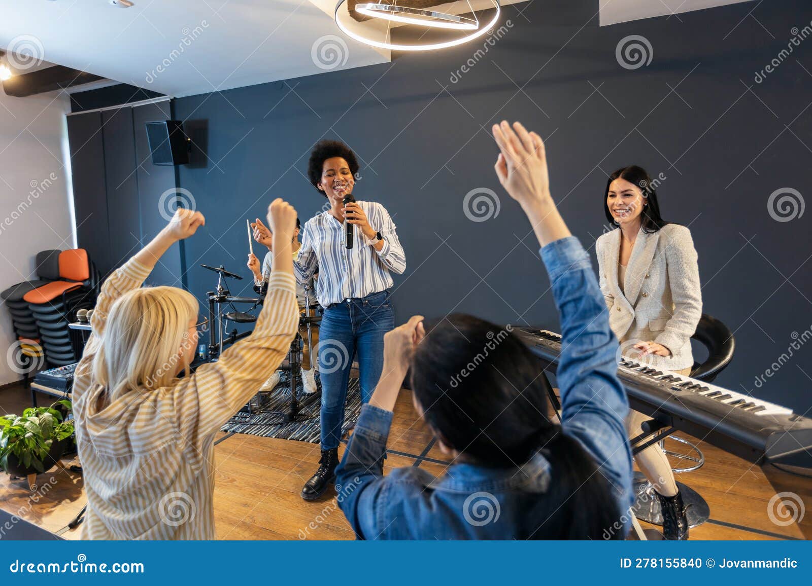 Business People Making Team Training Exercise during Team Building ...