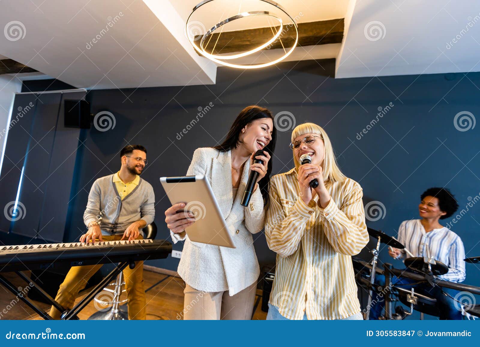 Business People Making Team Training Exercise during Team Building ...