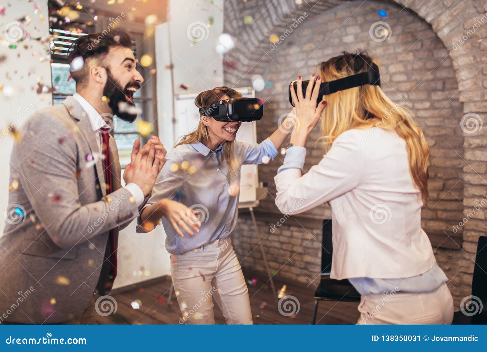 Business People Making Team Training Exercise during Team Building ...