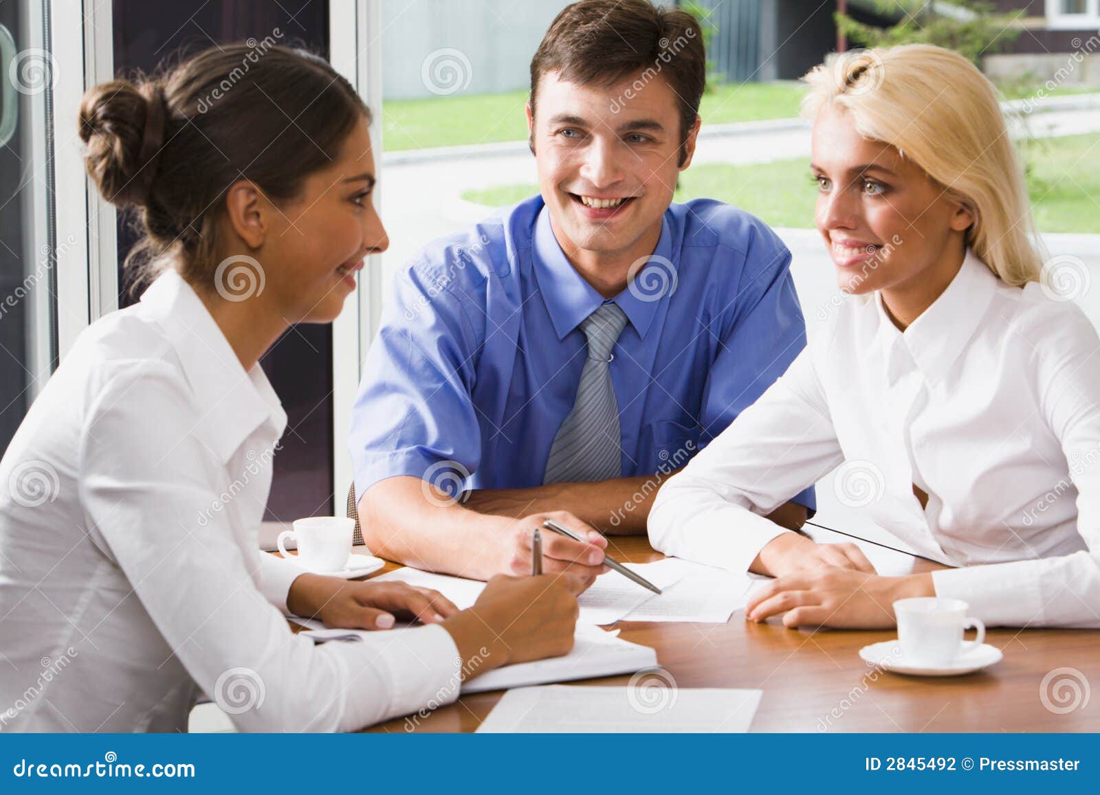 Business People at a Meeting Stock Photo - Image of people ...