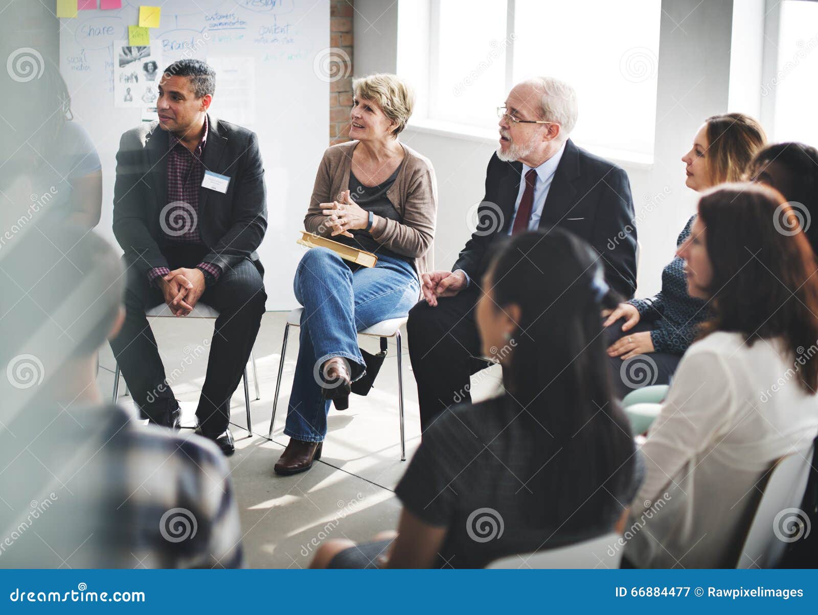 Business People Meeting Conference Discussion Working Concept Stock ...