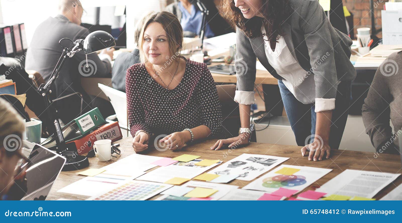 Business People Meeting Design Ideas Concept Stock Photo - Image of ...