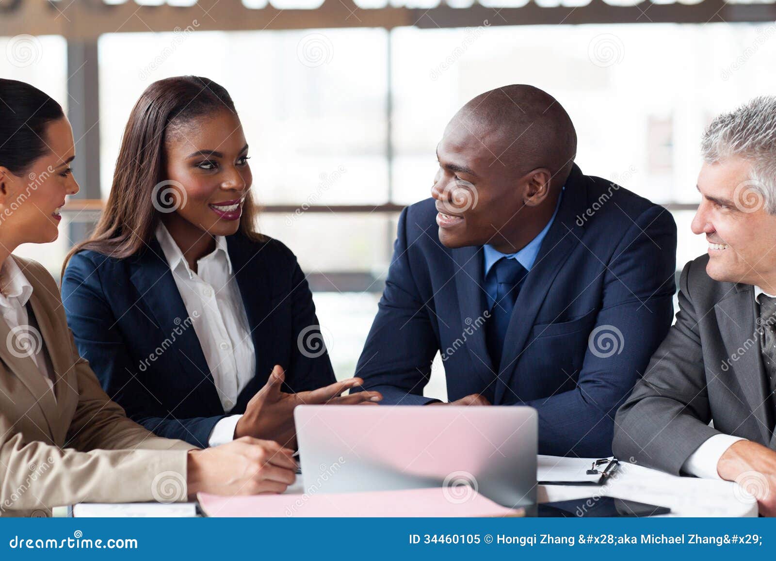 Business people meeting stock image. Image of happy, businesspeople ...