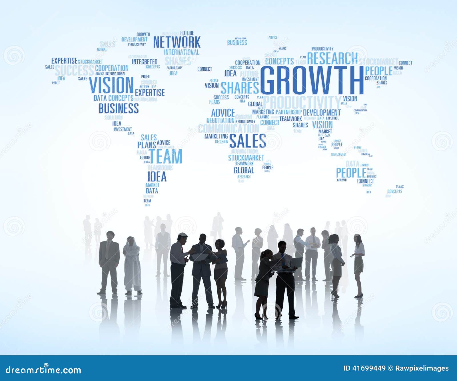 Business People Meeting with Infographic Stock Image - Image of glabal ...