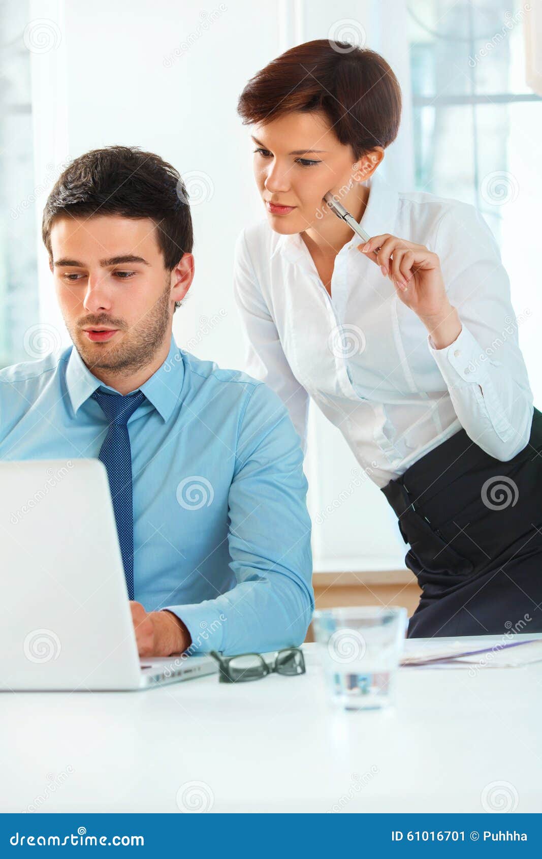 Business People Meeting in Office To Discuss Project Stock Image ...