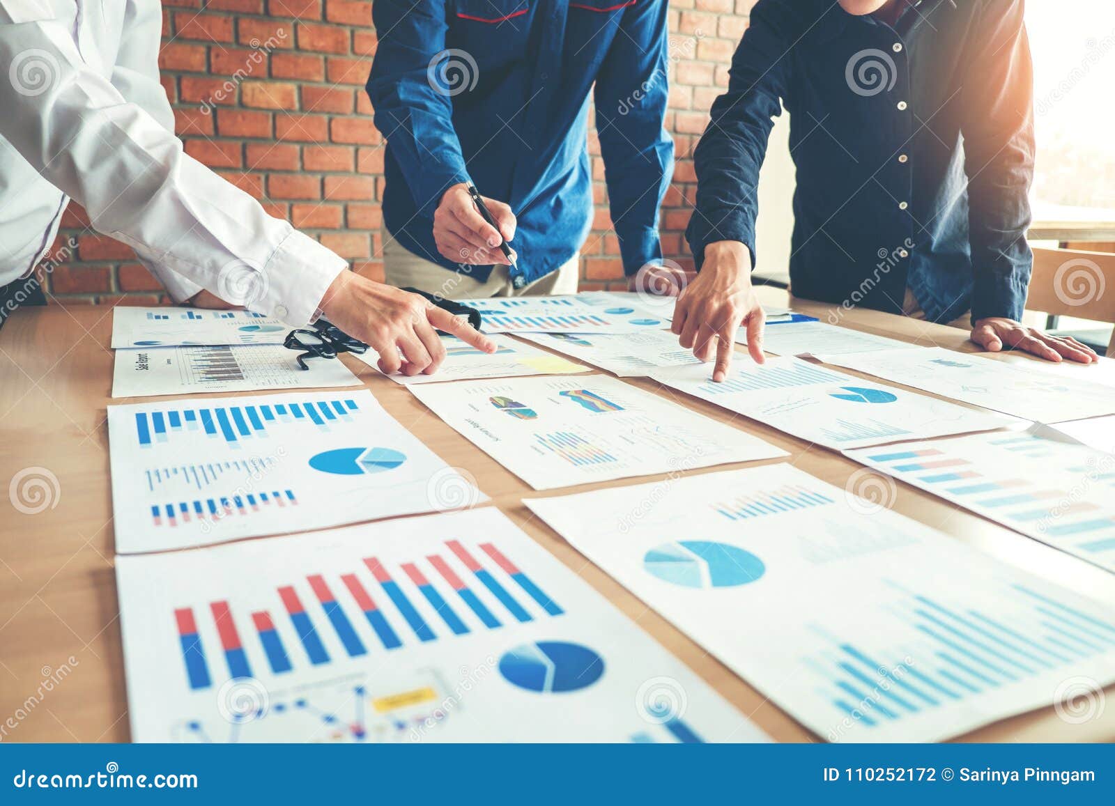 Business People Meeting Planning Strategy Analysis Concept Stock Photo ...