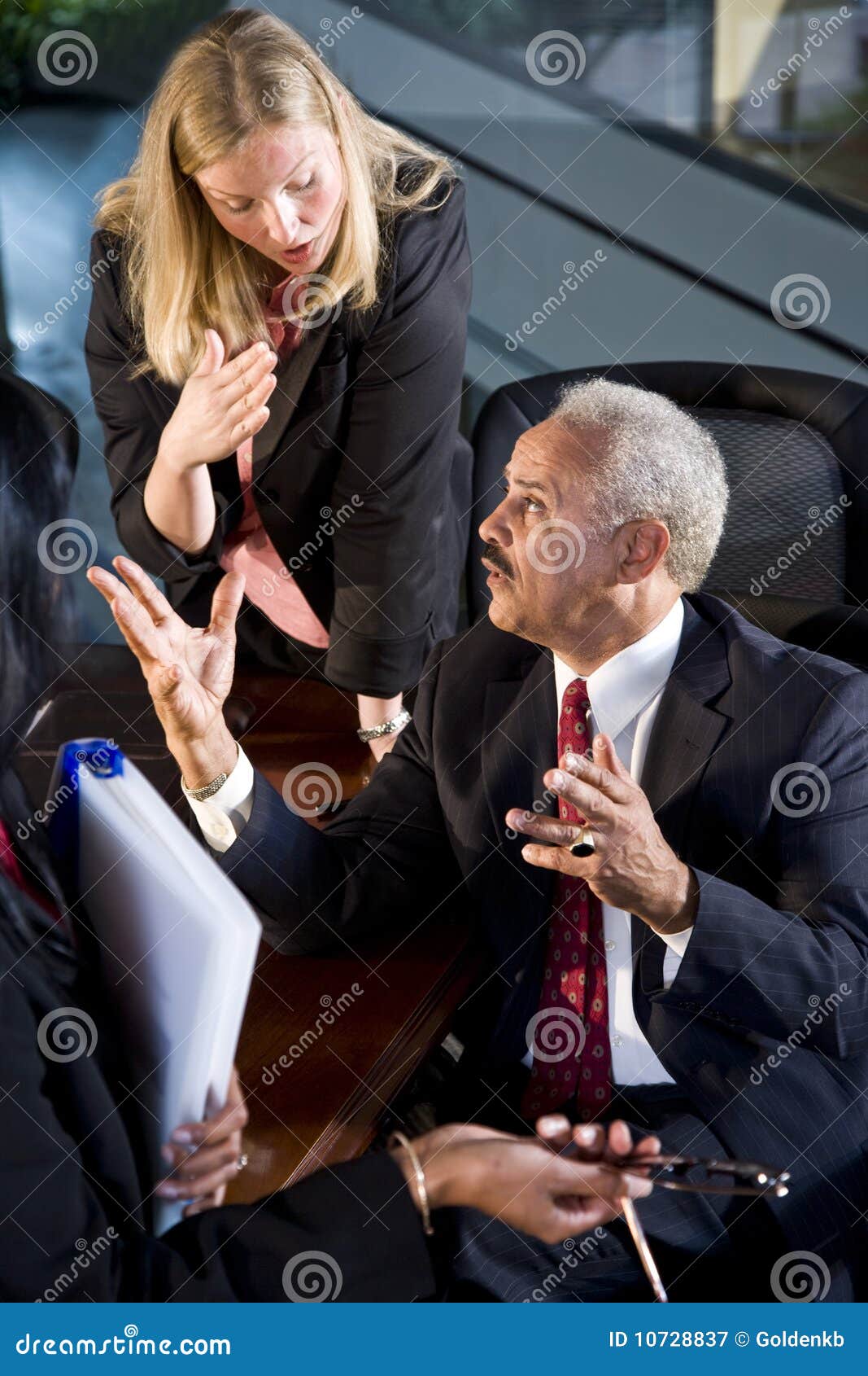 Business People Negotiating Stock Image - Image of disagreement ...
