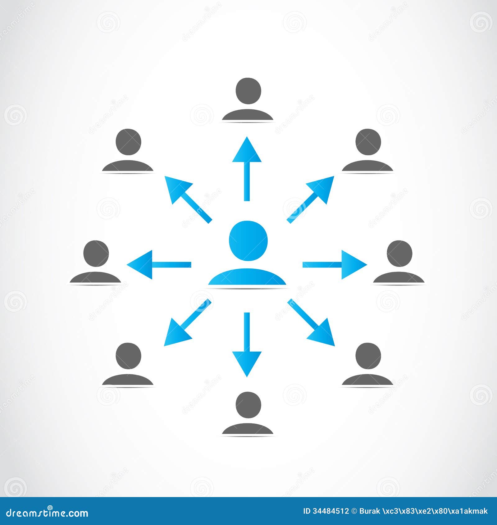 Business people network stock vector. Illustration of relationship ...