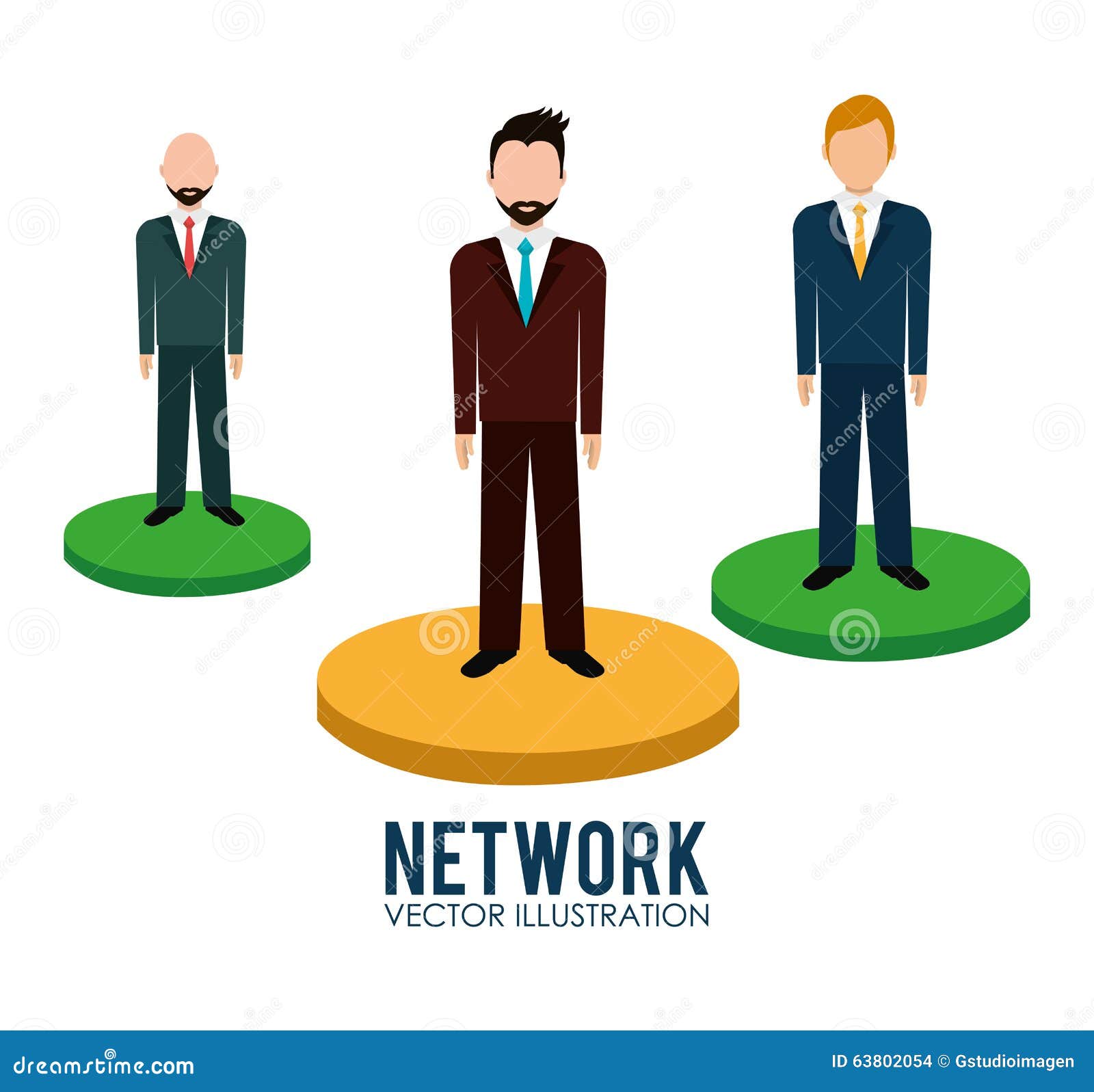 Business people network stock illustration. Illustration of people ...
