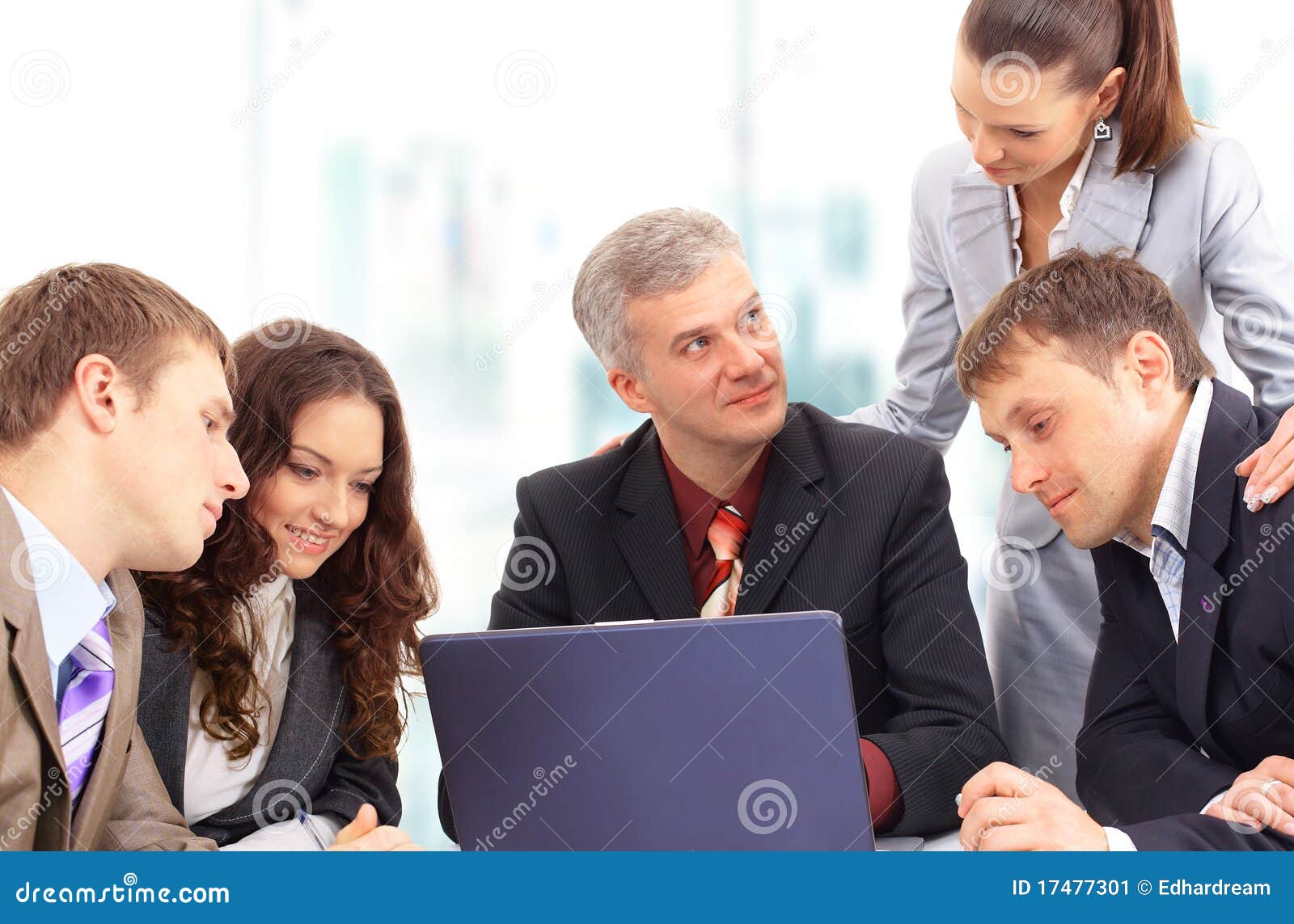 Business People at the Office Stock Image - Image of laptop, corporate ...