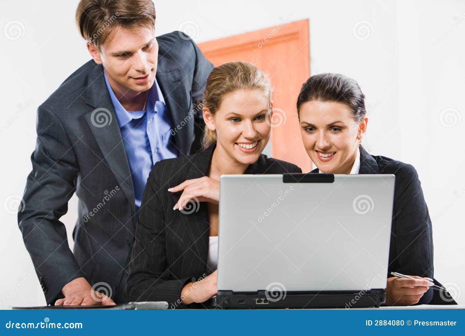 Business People in the Office Stock Photo - Image of female, learning ...