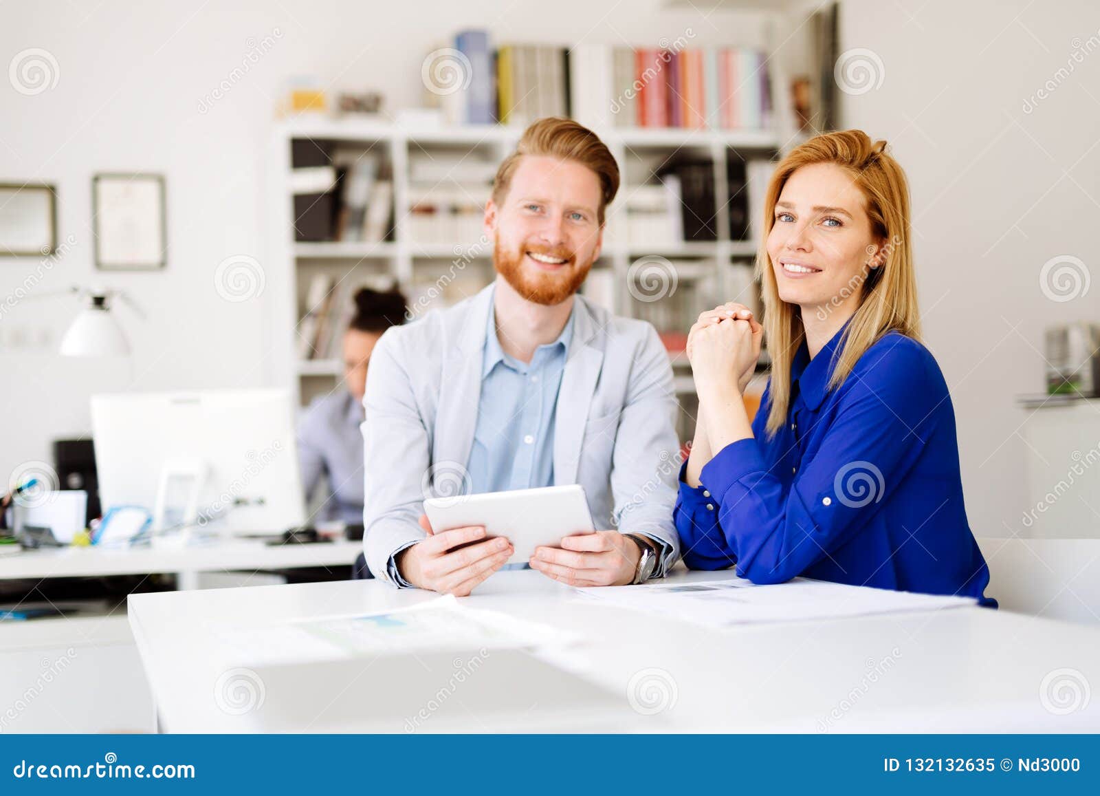Business People Office daily Routine Stock Image - Image of employee ...