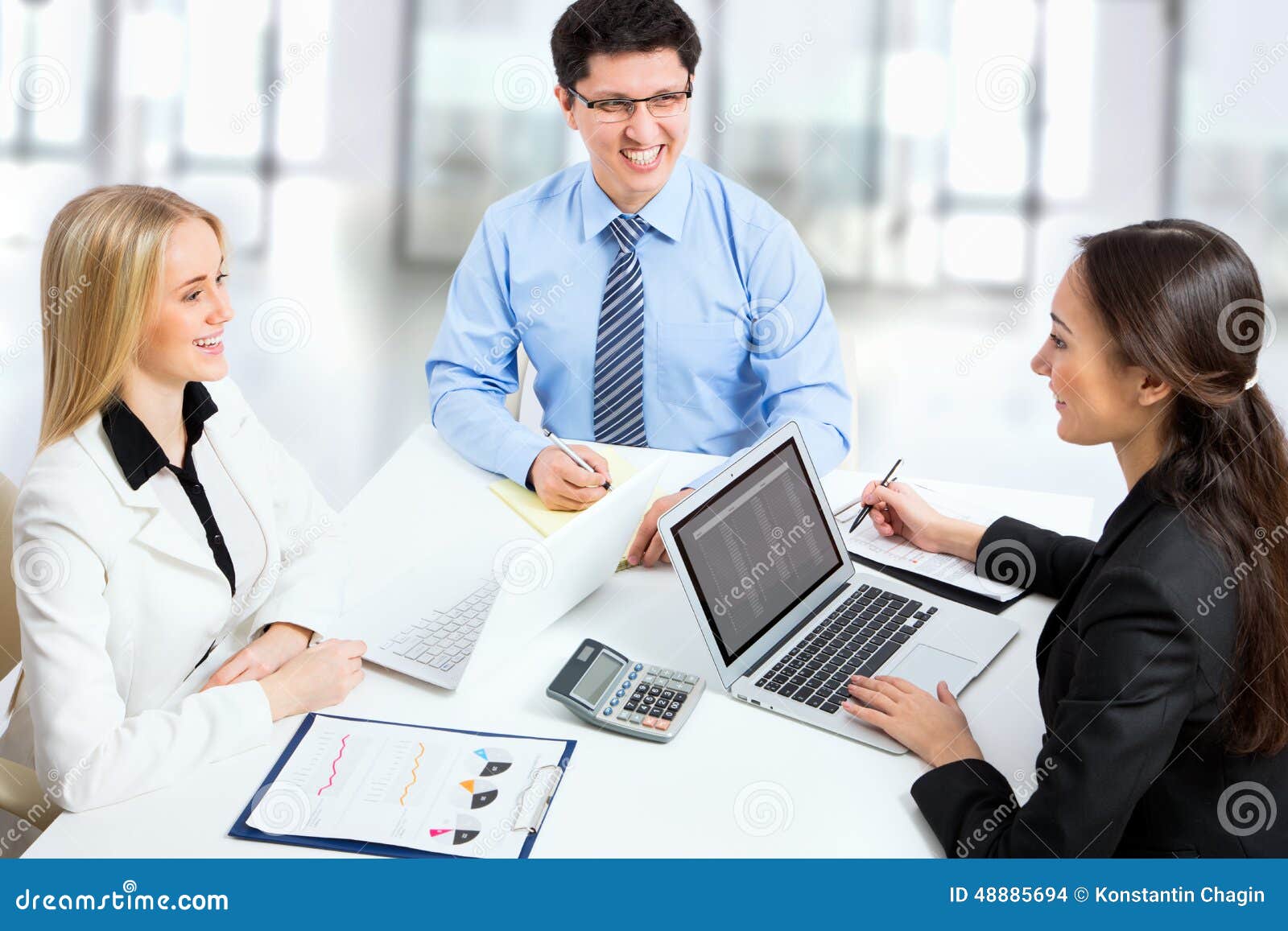 Business People in the Office Stock Photo - Image of businessman, group ...