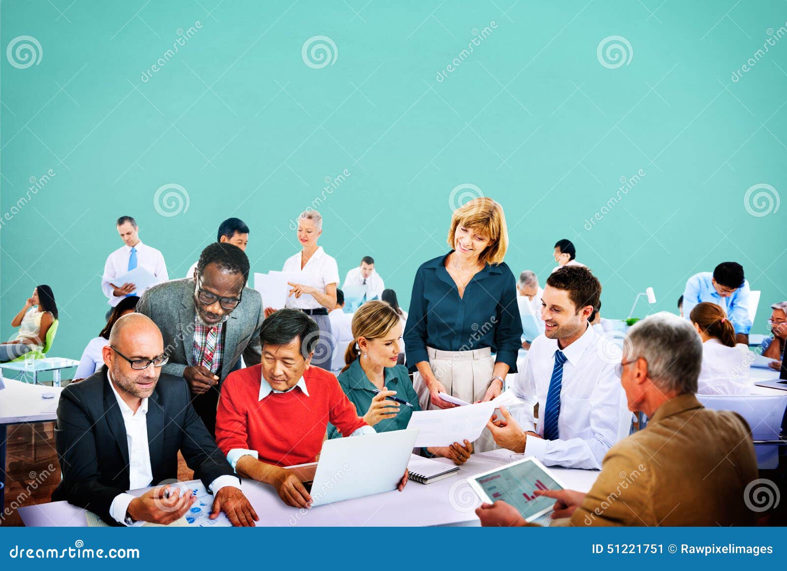 Business People Office Working Discussion Team Concept Stock Image ...