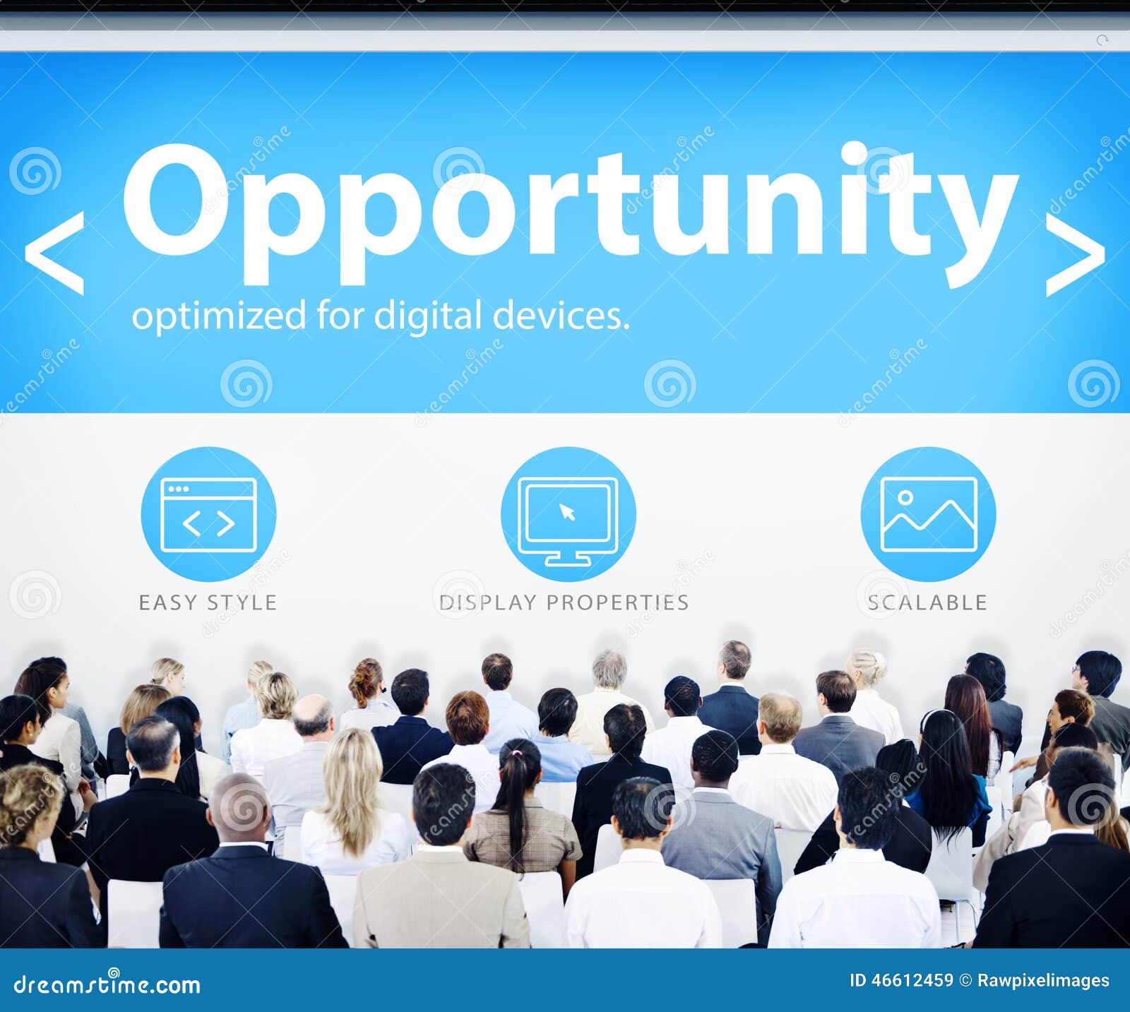 Business People Opportunity Web Design Concepts Stock Image - Image of ...