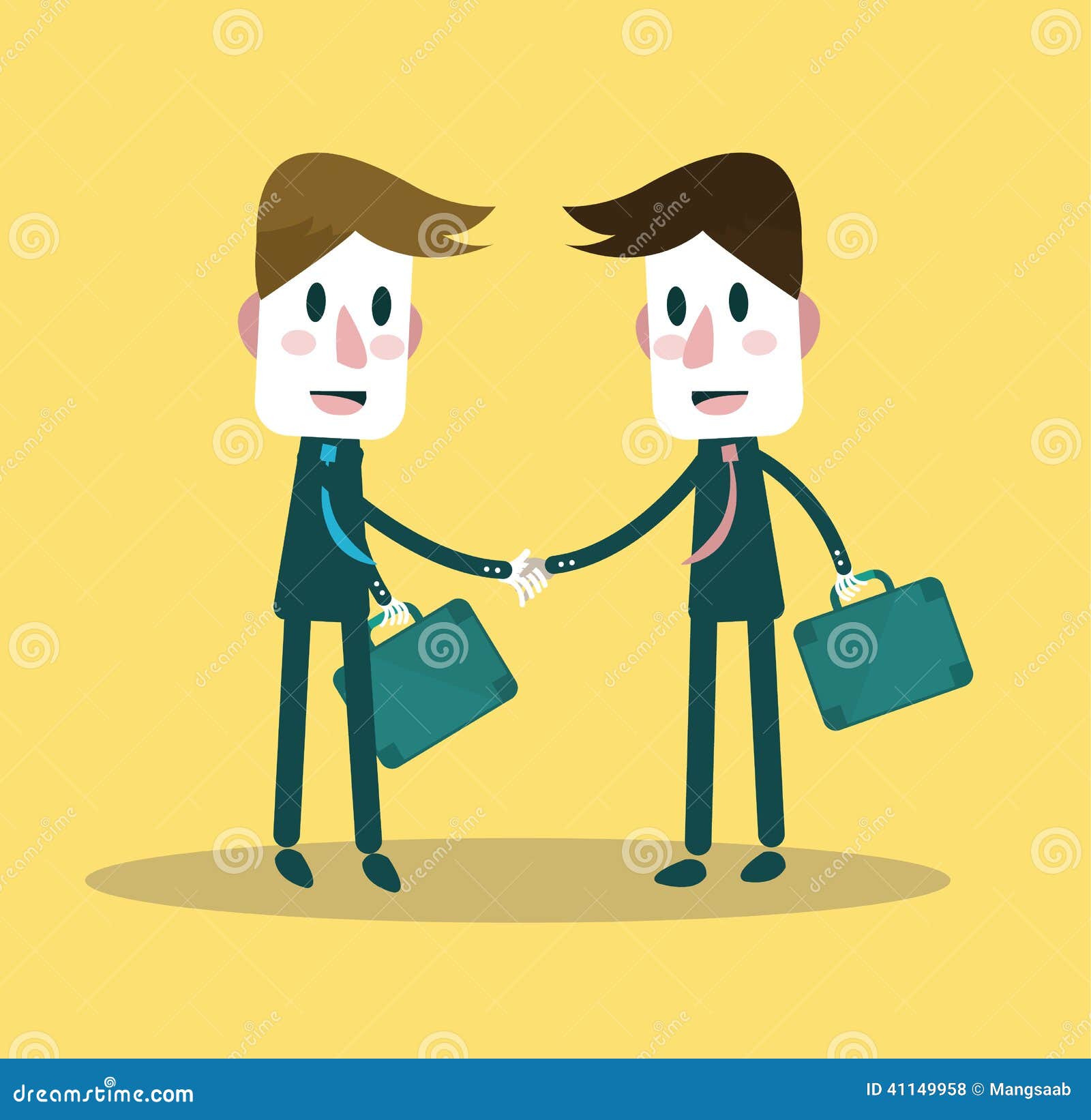Business People Partner Handshake. Stock Vector - Illustration of ...