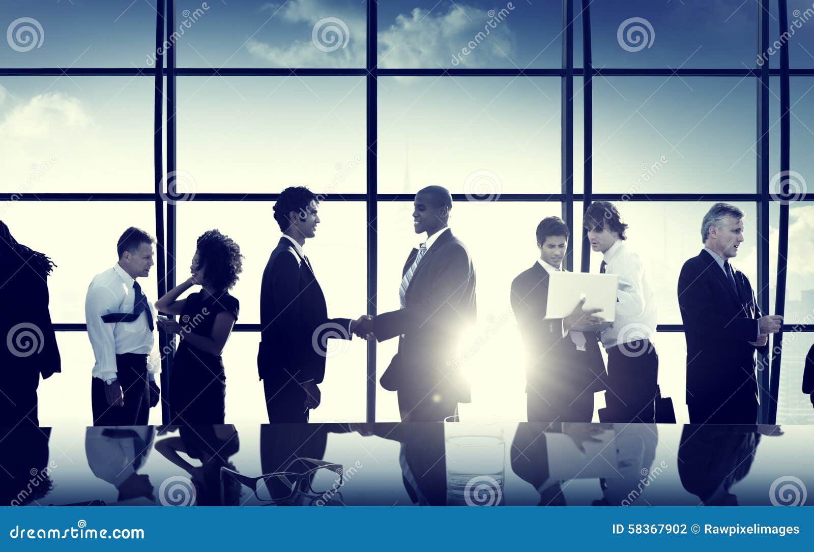 Business People Partnership Meeting Discussion Concept Stock Photo ...