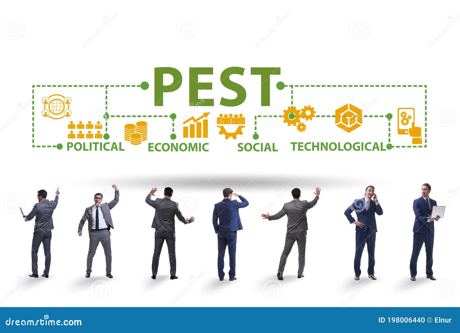 PEST Analysis Business Stock Photography | CartoonDealer.com #123534560