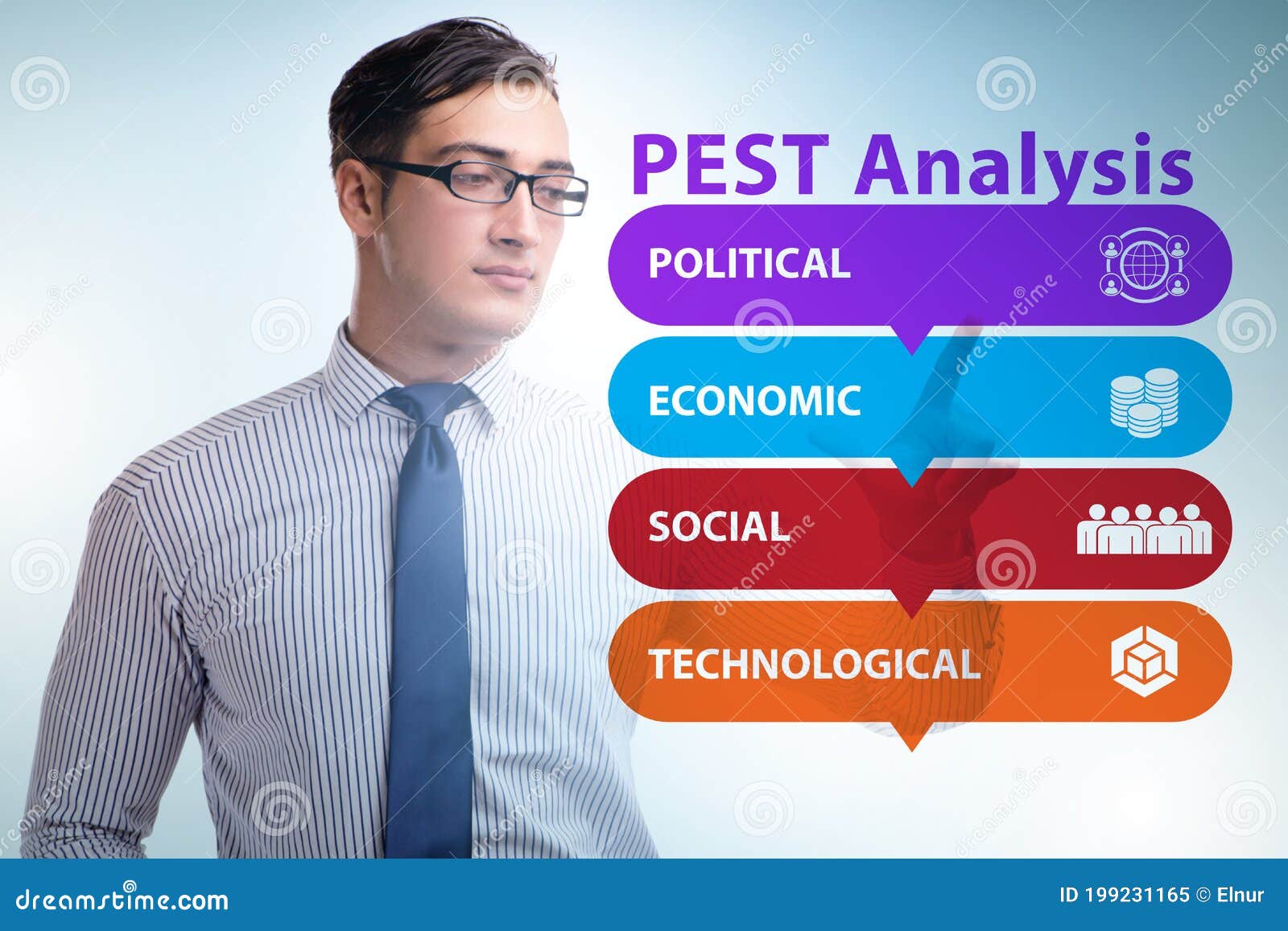 Business People in PEST Analysis Business Concept Stock Image - Image ...