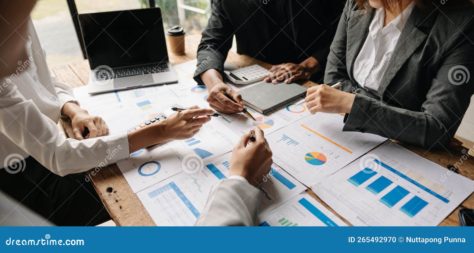 Business People Planning Strategy Analysis Office Concept. Writing ...