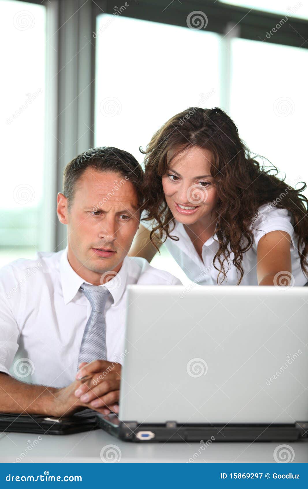 Business people portrait stock image. Image of presentation - 15869297