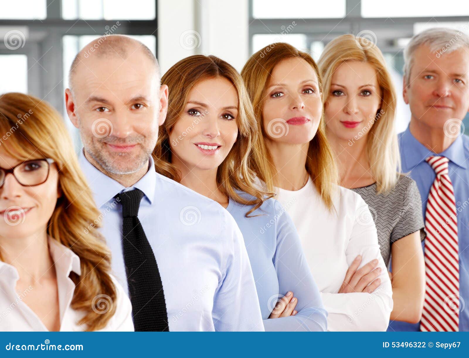 Business people portrait stock photo. Image of smiling - 53496322