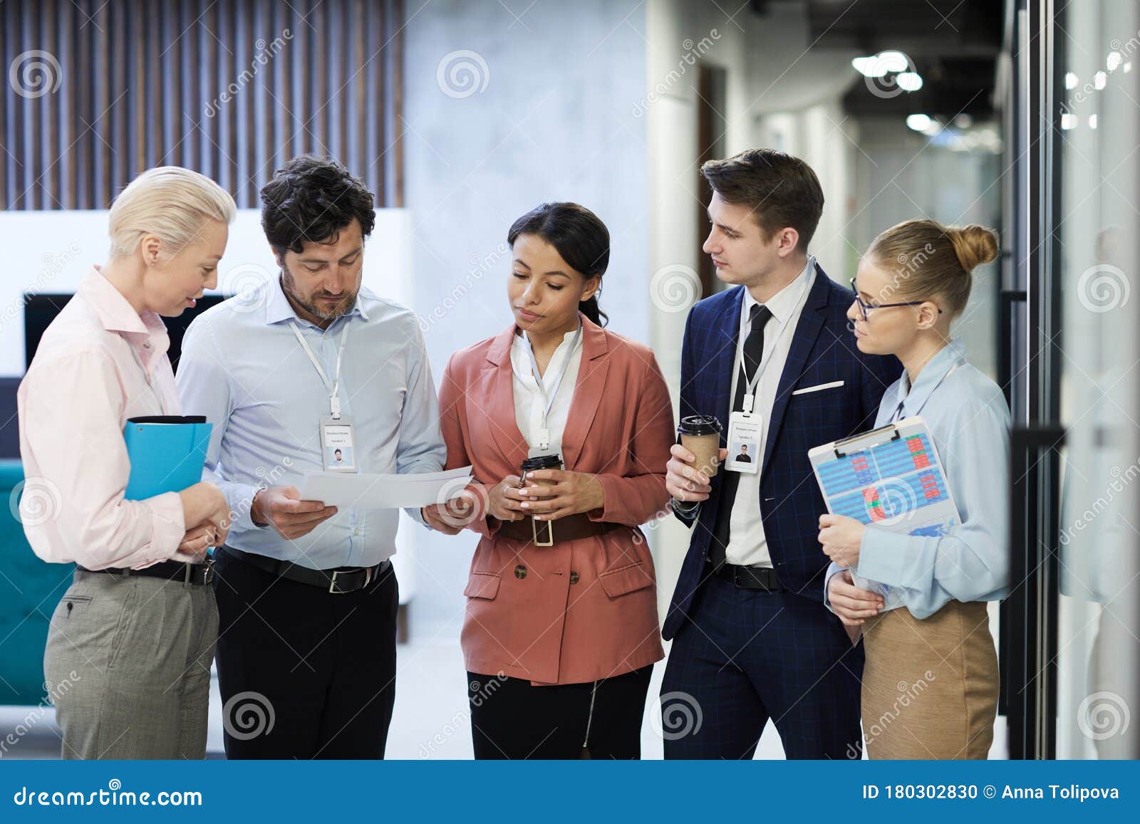 Business People Preparing for Meeting Stock Photo - Image of confidence ...